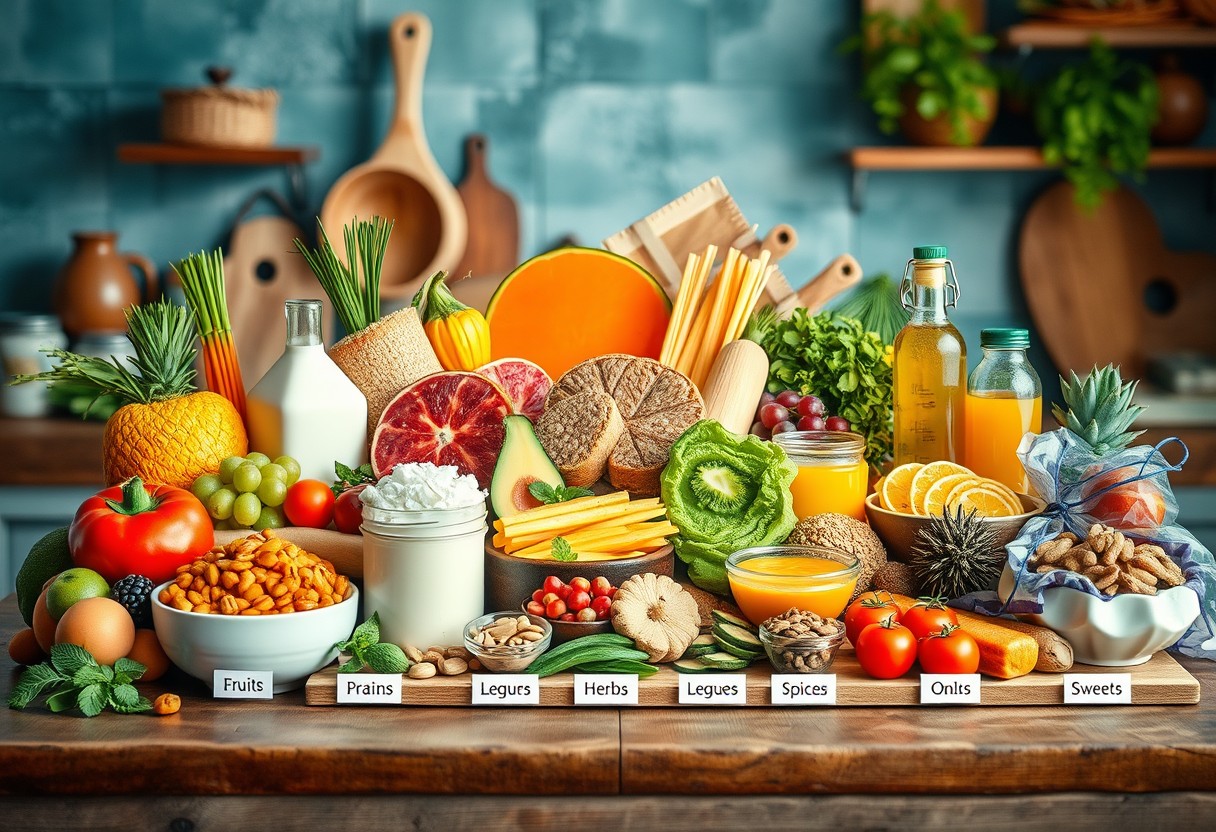 What are the 12 types of food - Tastes of Health UK