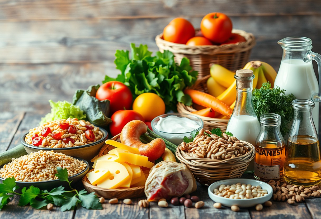 What are the 6 main foods - Tastes of Health UK