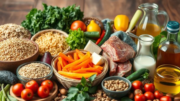 What are the 6 main foods - Tastes of Health UK